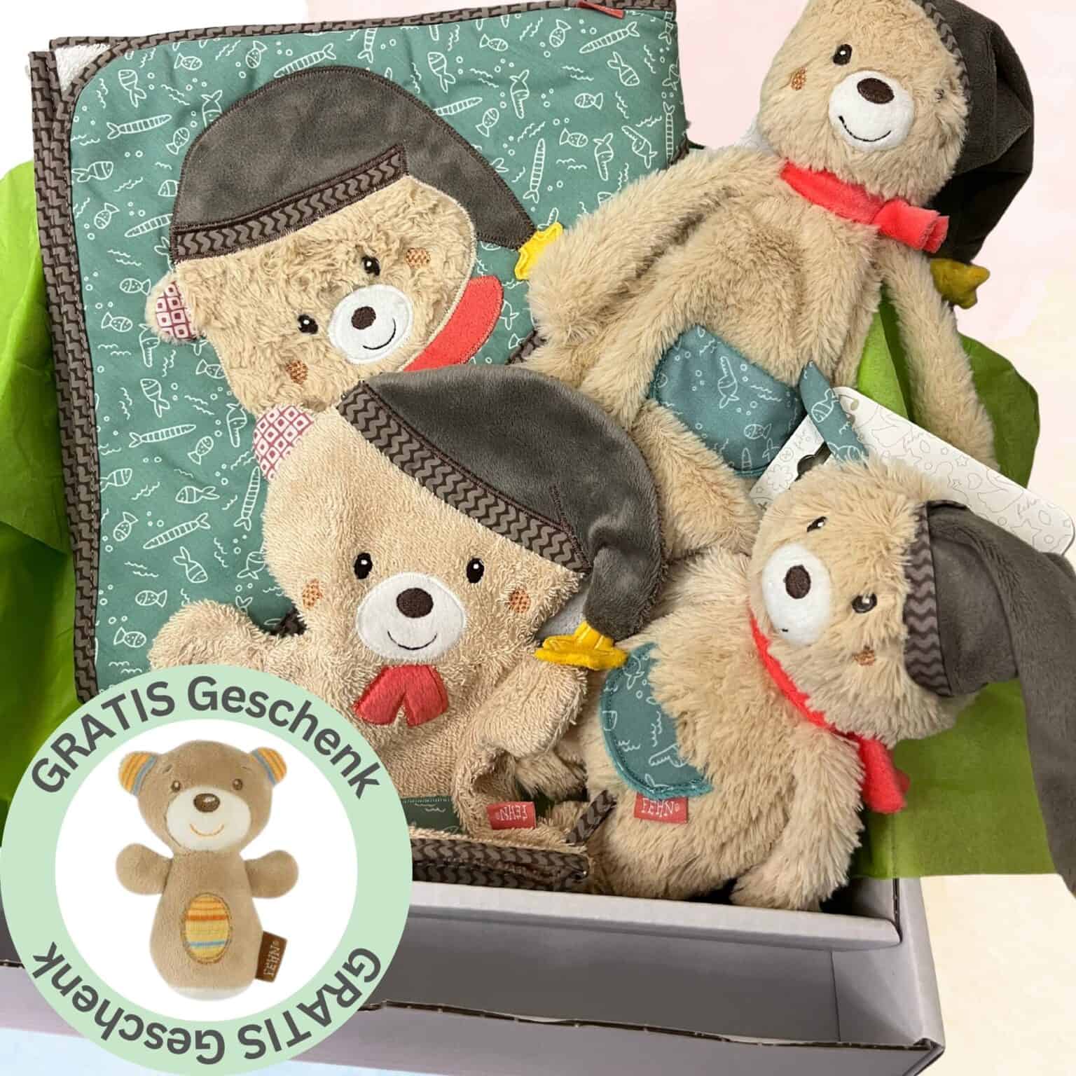 Geschenkset Baden – Bär Bruno – schätzchenklein